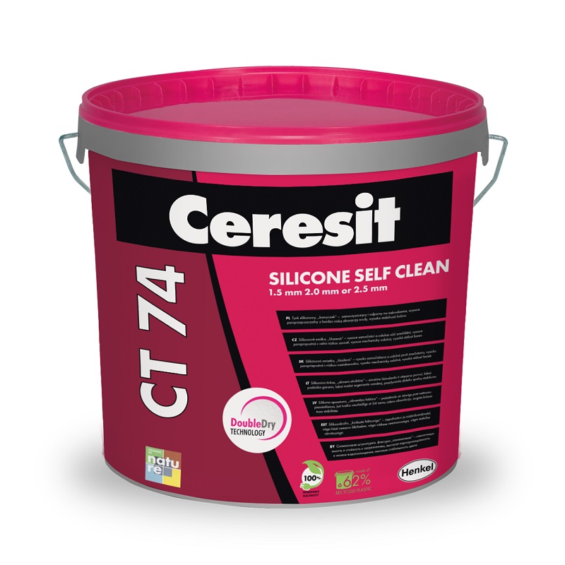 CERESIT CT74 1,5mm Silikonová omítka 25kg - Distrimo